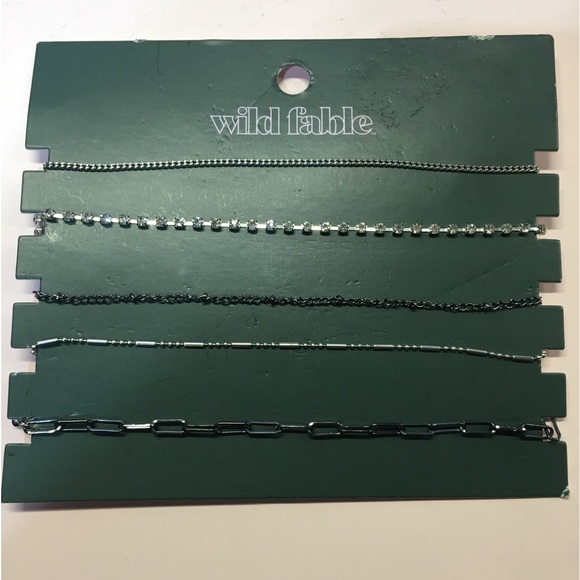 wild fable | Jewelry | Nwt Wild Fable 5 Chain Choker | Poshmark